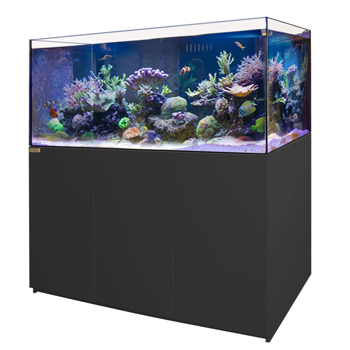 Aqua Dream 250 Gallon Coral Reef Aquarium Ultra Clear Glass Tank & Bui ...